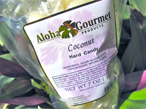 Coconut Hard Candy | Aloha Gourmet Products, Inc.
